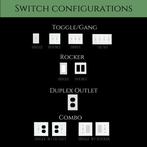 Glam Home Decor Light Switch Cover, Afro-boho Chic Living Room Decor ...