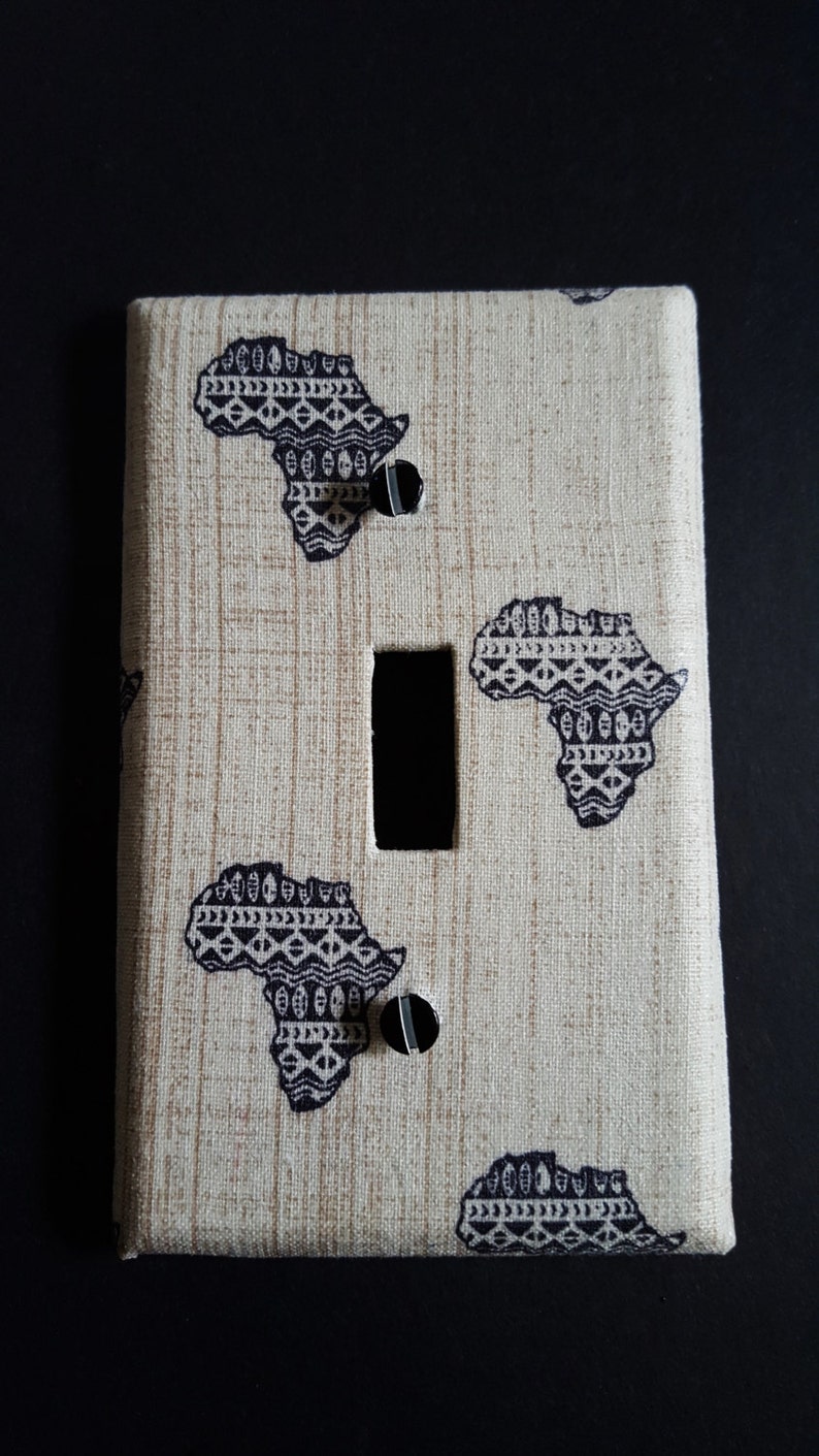 African Home Decor / African Wall Art / Light Switch Cover / African ...