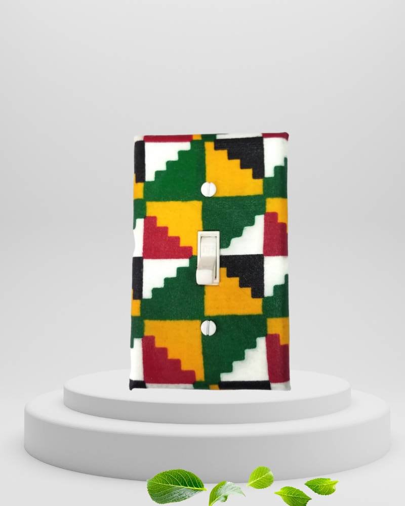 African Inspired Light Switch Cover for Ethnic Home Decor Switch Plate ...