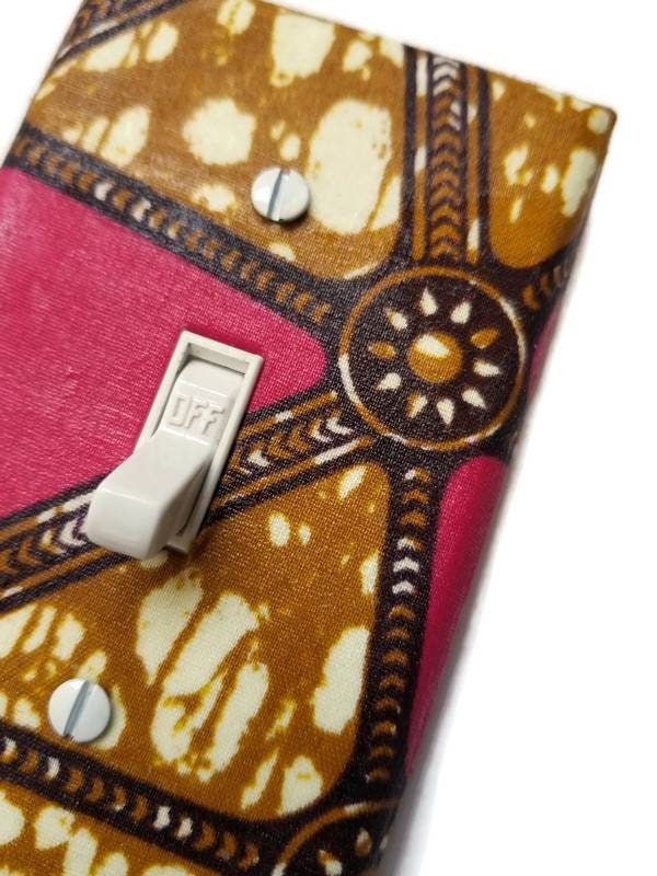 African Tribal Light Switch Cover Ethnic Home Decor Africa - Etsy