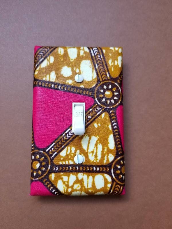 African Tribal Light Switch Cover, Ethnic Home Decor, Africa Decor for ...