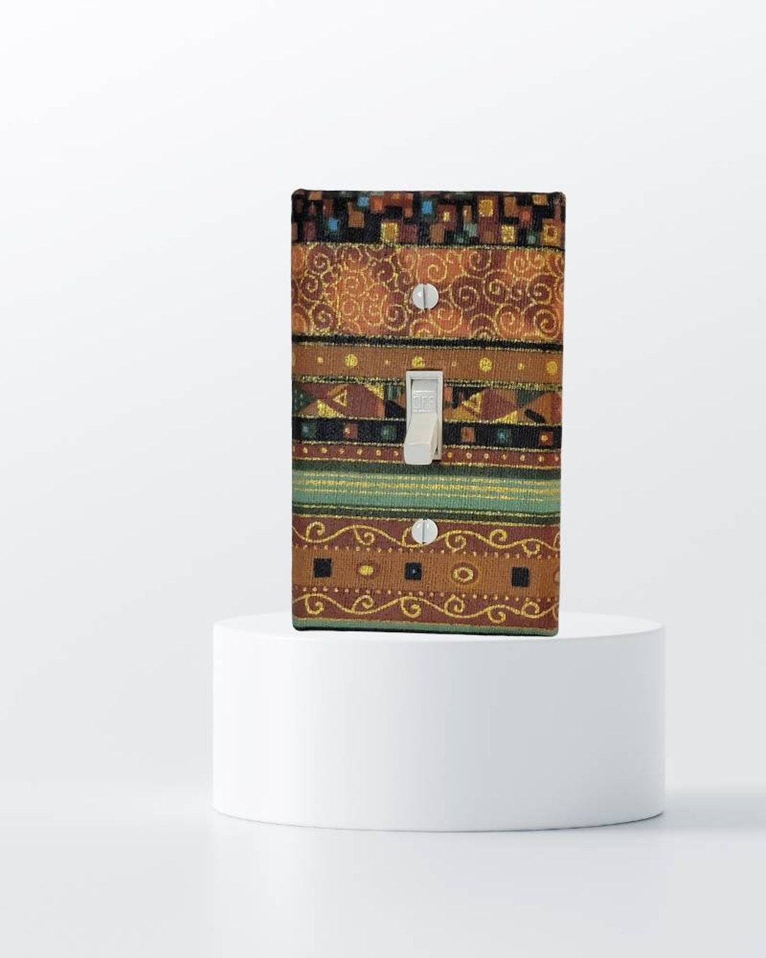 Afro Bohemian, African Inspired, Earth Toned, Home Decor, Light Switch ...