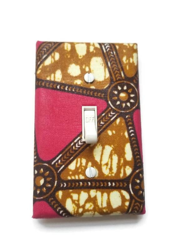 African Tribal Light Switch Cover, Ethnic Home Decor, Africa Decor for ...