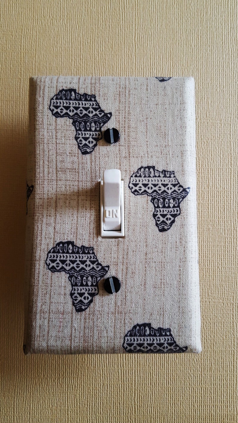 African Home Decor / African Wall Art / Light Switch Cover / African ...