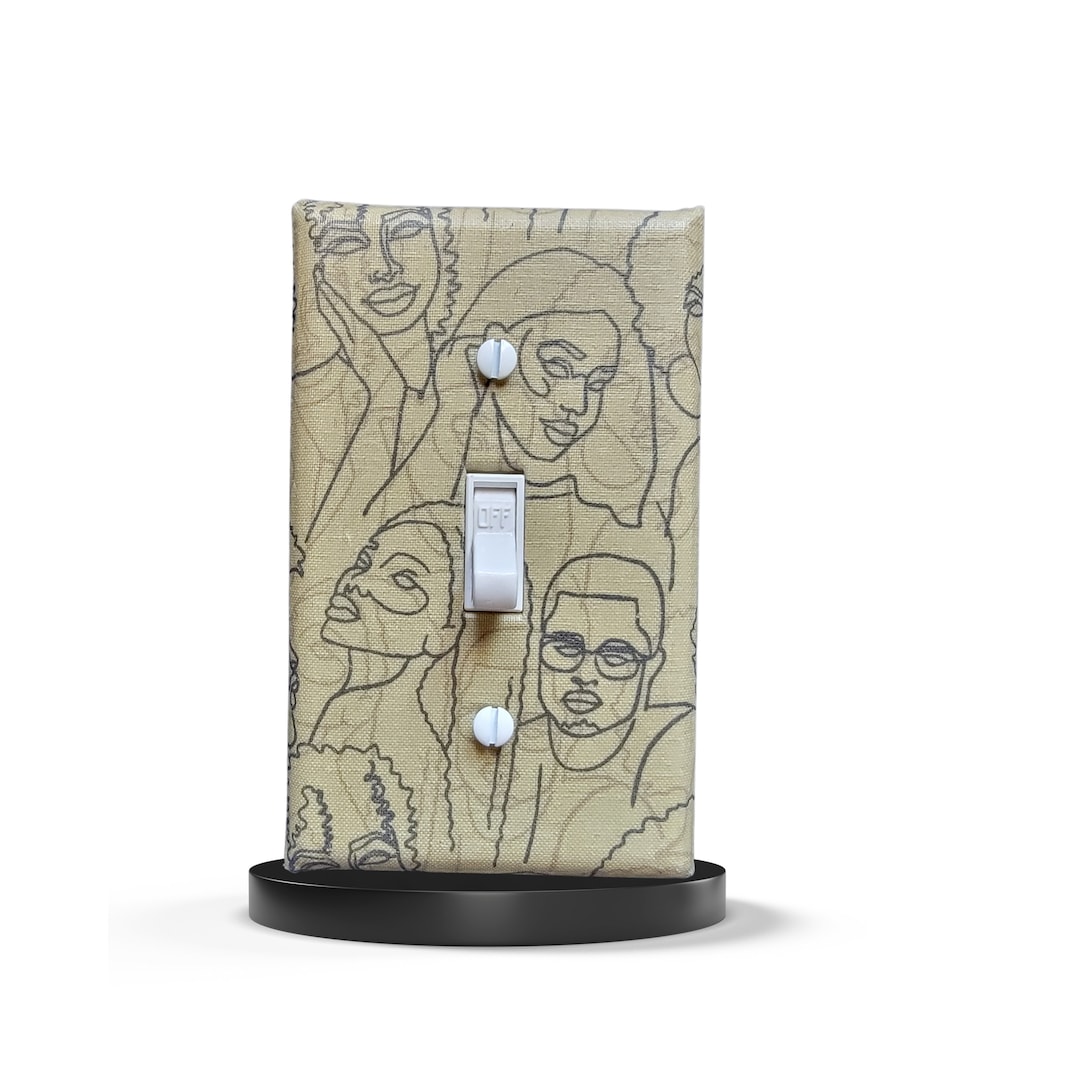 Afrocentric Ethnic Light Switch Cover for New Home or Apartment Decor ...
