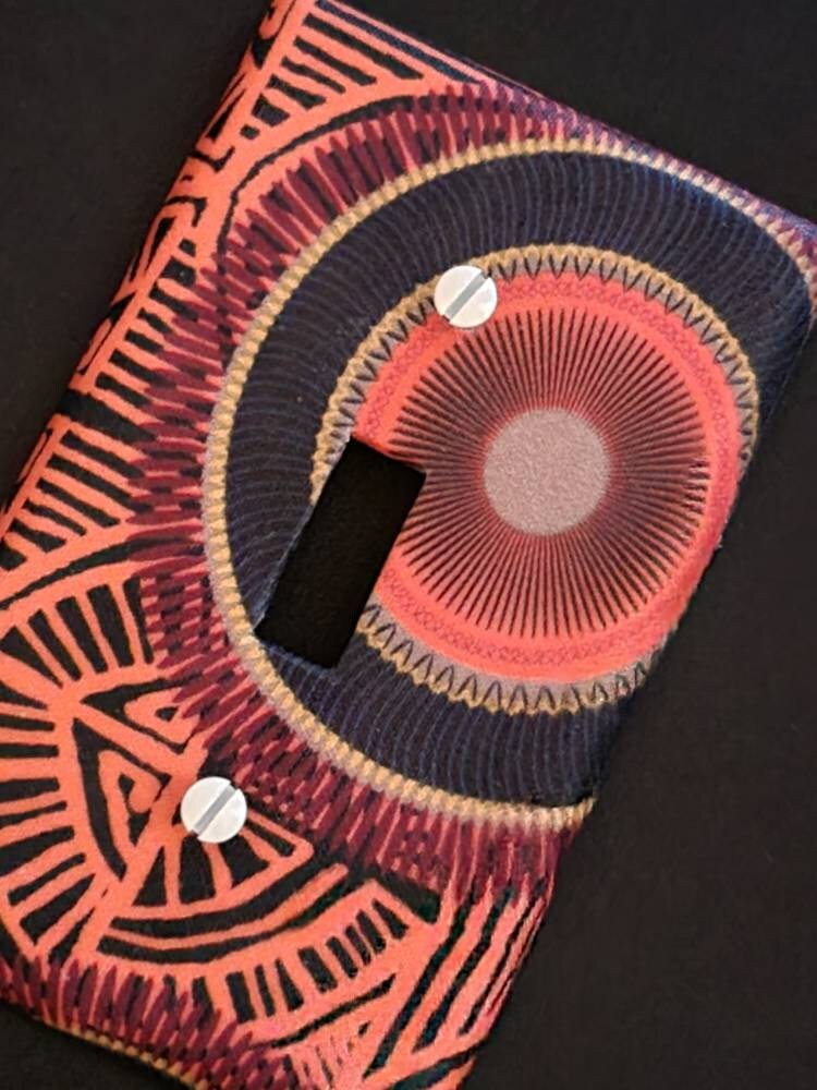 African Ethnic Design Light Switch Cover Bold Abstact Home - Etsy