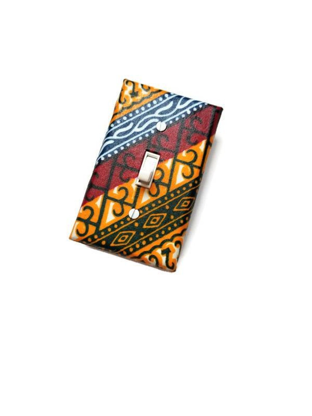 African Inspired Ethnic Home Decor Colorful Light Switch Cover by ...