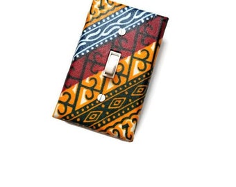 African Inspired Ethnic Abstract Light Switch Cover by | Etsy