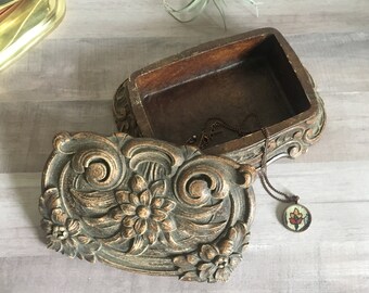 Syroco wood box | Etsy