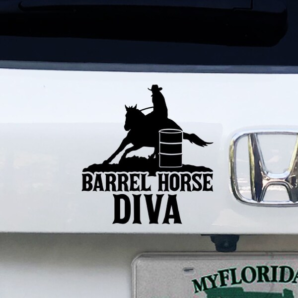 Barrel Racing Decal - Etsy