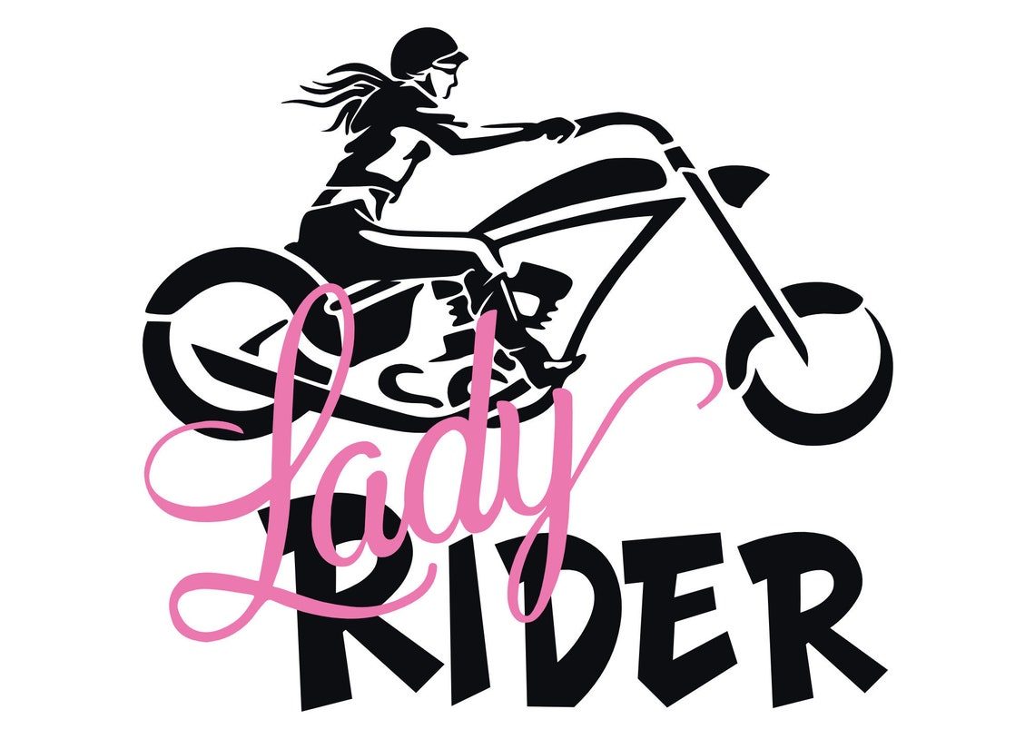 Lady Rider Vinyl Car Decal/Bumper Sticker - Etsy España