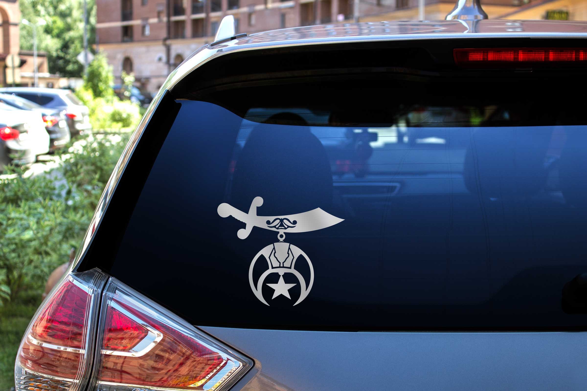 Shriner Car Vinyl Decals