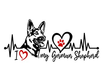 Love German Shepherd | Etsy