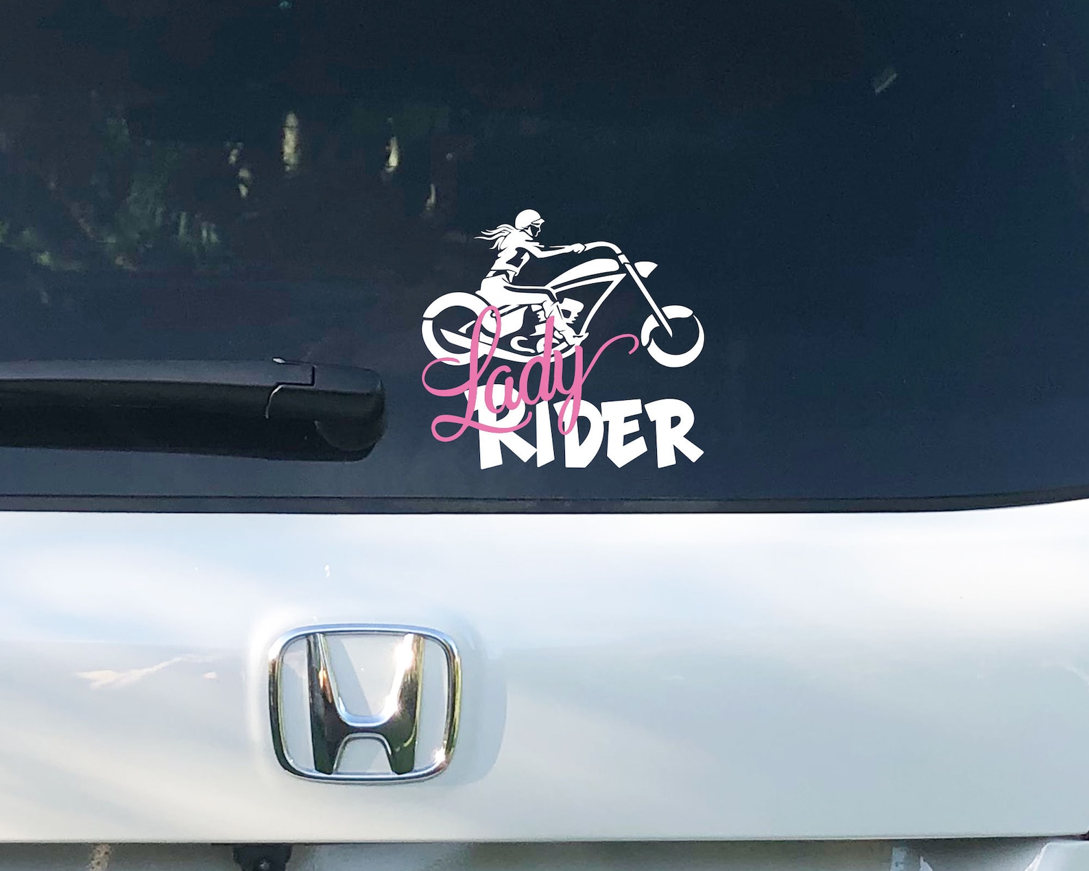 Lady Rider Vinyl Car Decal/Bumper Sticker - Etsy España