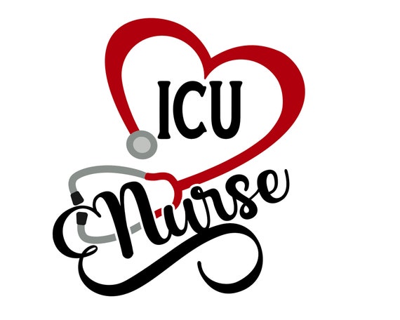 ICU Nurse Car Decal | Etsy