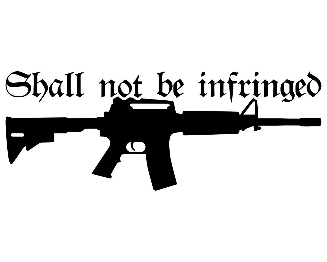 Shall Not Be Infringed Vinyl Car Decal - Etsy