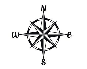 Boat Compass Decal - Etsy