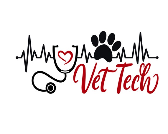Vet Tech Vinyl Car Decal | Etsy