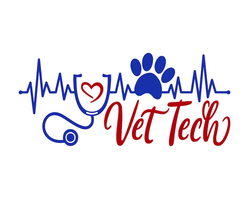Vet Tech Vinyl Car Decal - Etsy