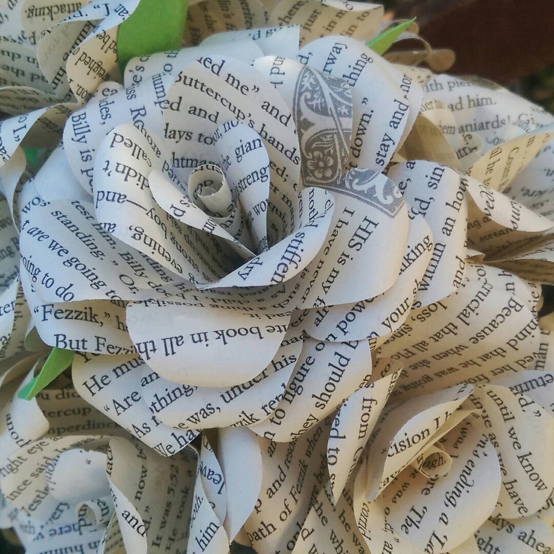The Princess Bride Book Bouquet-book Lover Gift-book Bouquet Valentines ...