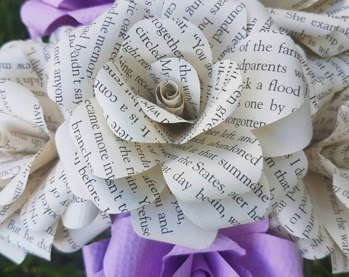 The Notebook Upcycled Book Bouquets-book Lover Gift-book Bouquet-book ...