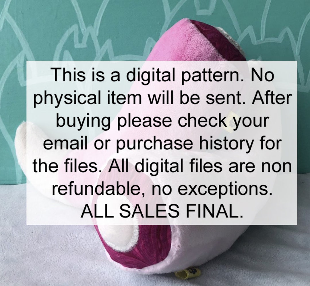 Slowpoke Tail Digital Pattern - Etsy