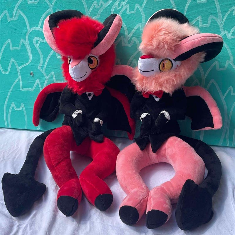 Razzle and Dazzle Hazbin Hotel Plush - Etsy