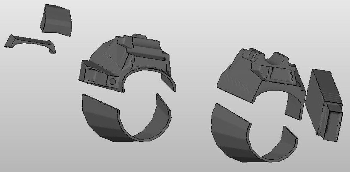 Boba Style Gauntlets From Pepakura Files - Etsy