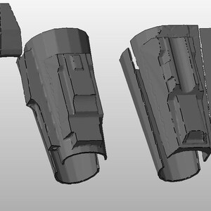 Boba Style Gauntlets From Pepakura Files - Etsy