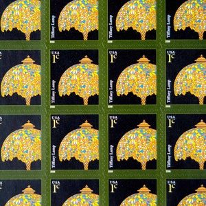 20 Tiffany Lamp Stamps 1-cent Stamps Small Denomination - Etsy
