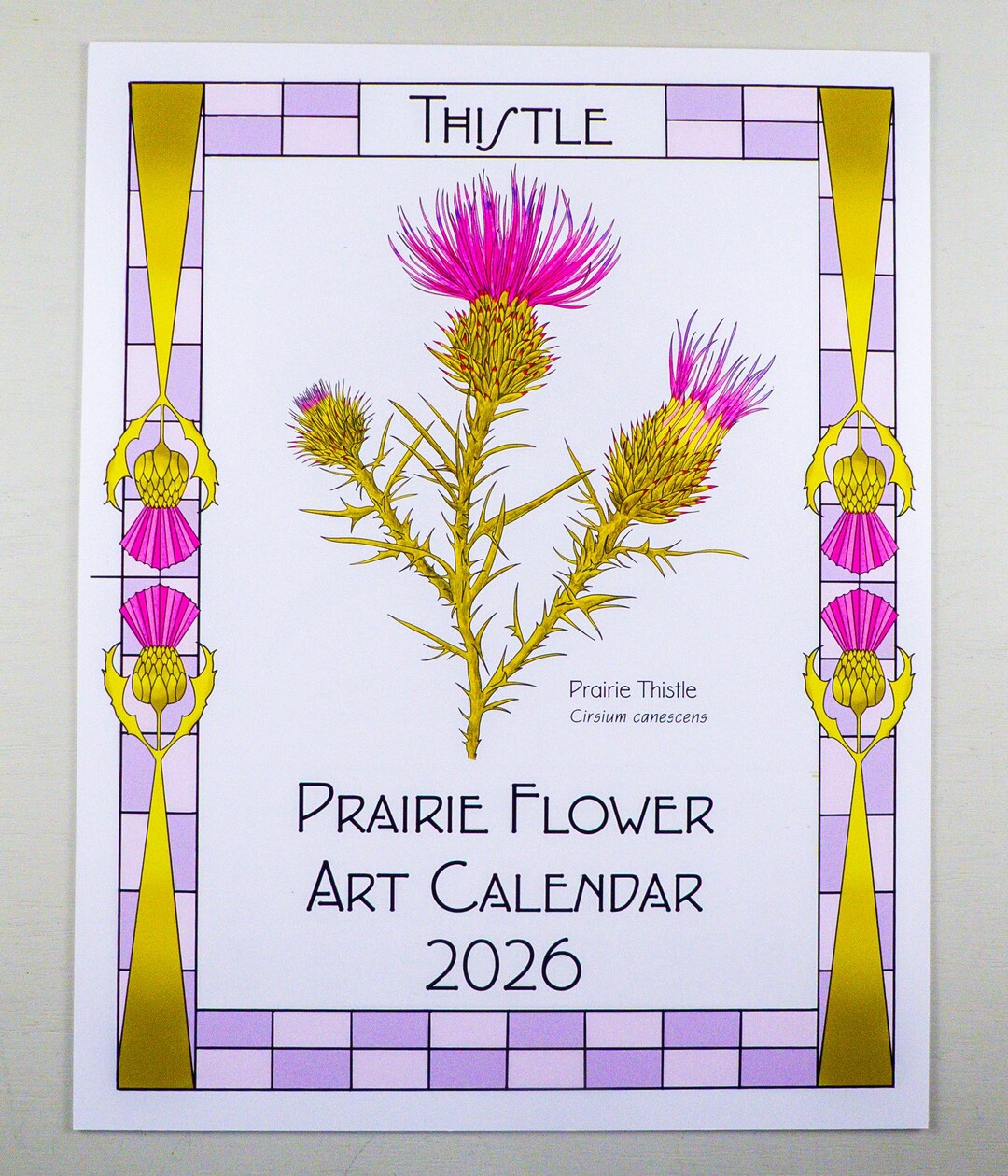 2026 Prairie Style Large Format 11x14 Inch Hanging Art Calendar ...