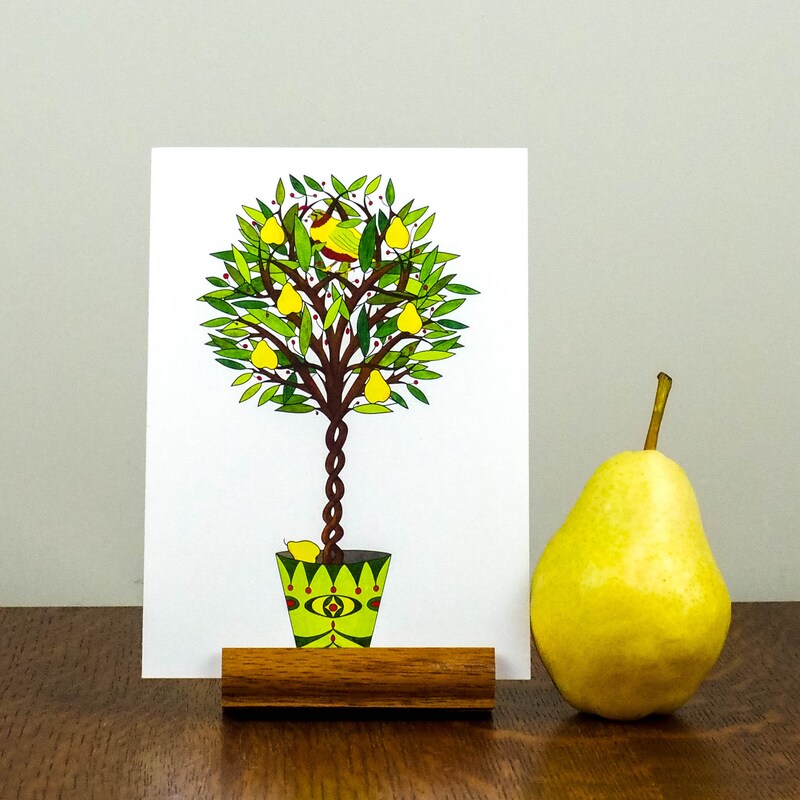Pear Tree Cards - Etsy