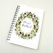 Olive Wreath Journal Notebook With Pockets Olive Branch Art - Etsy