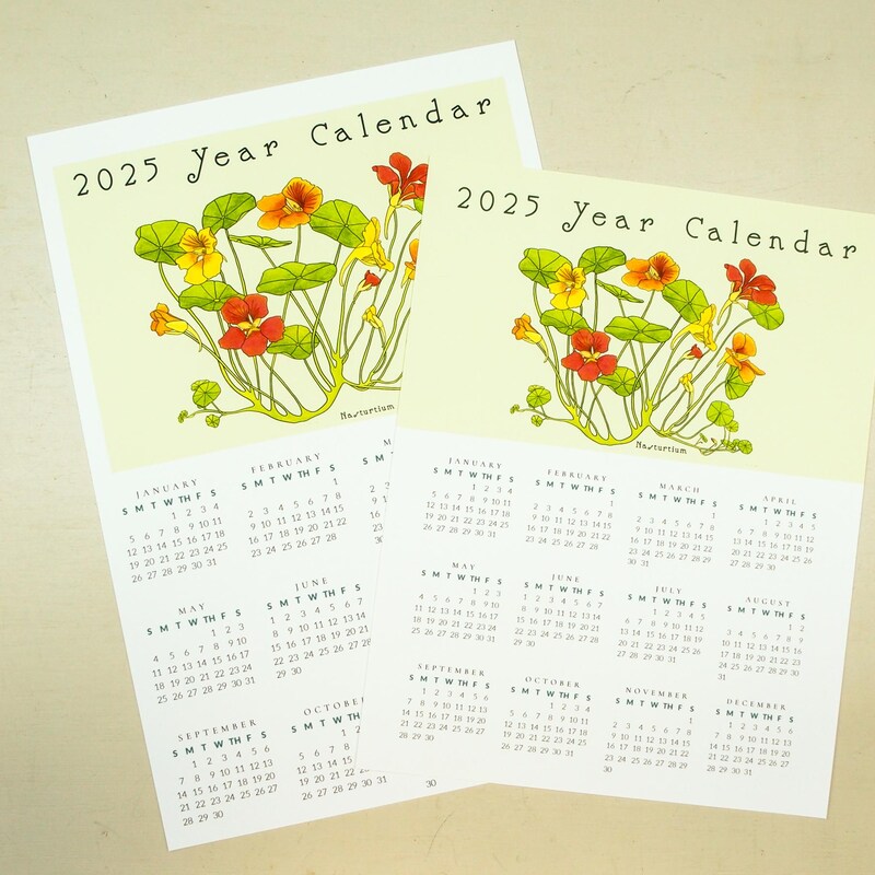 Calendar Art - Etsy