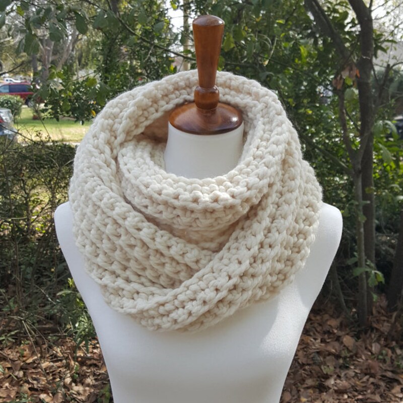 Knit Infinity Scarf - Etsy