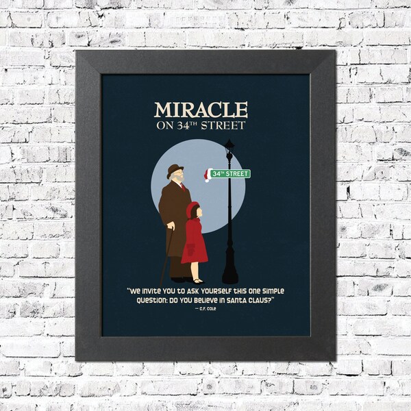 Miracle on 34th Street Poster - Etsy