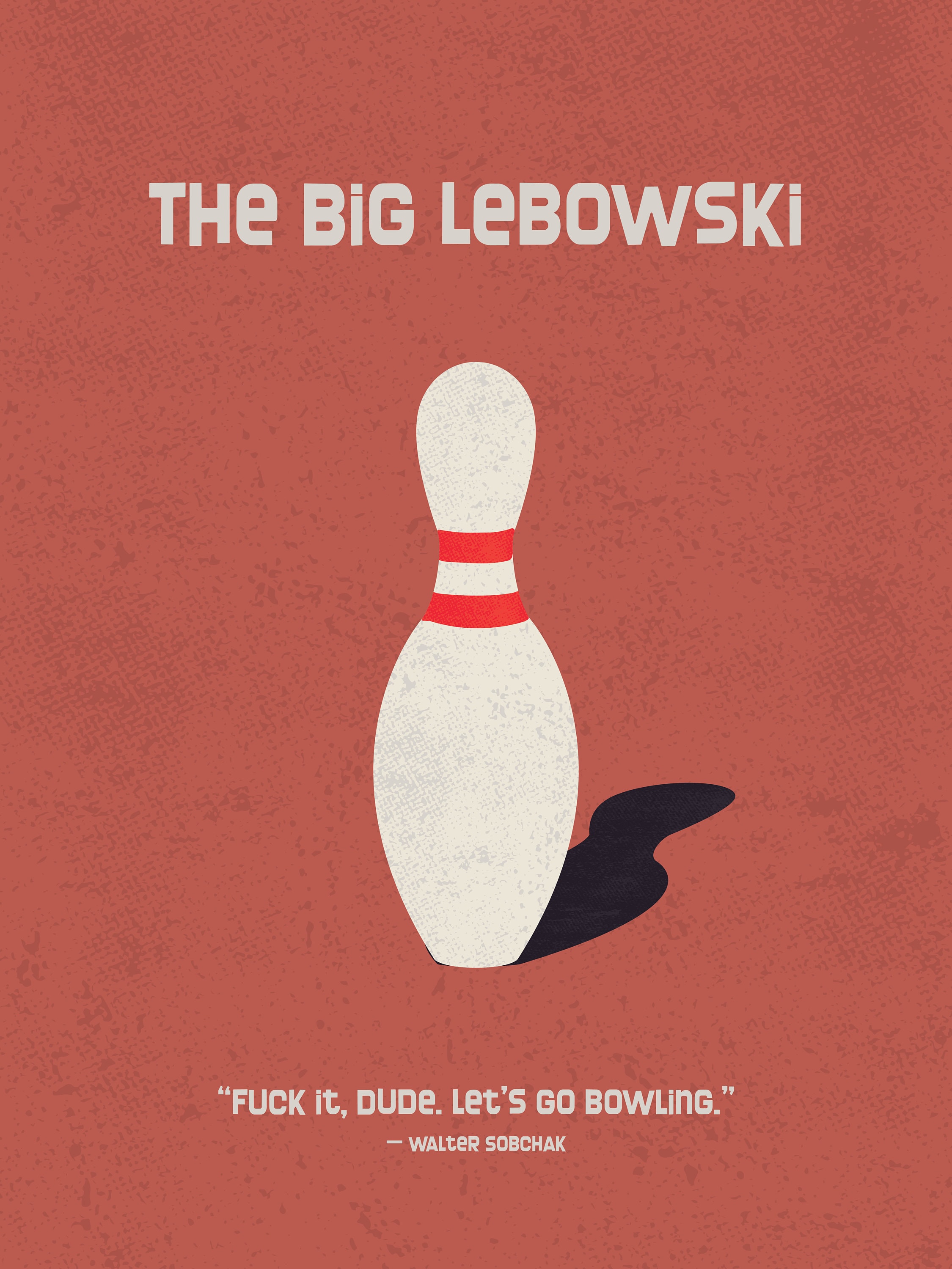 The Big Lebowski Print: Walter Sobchak Quote, Bowling Alley Art - Etsy