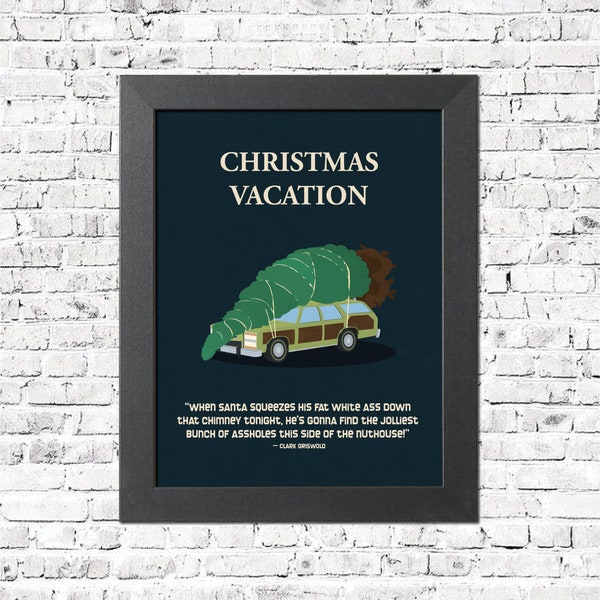 Christmas Vacation Movie Poster - Etsy