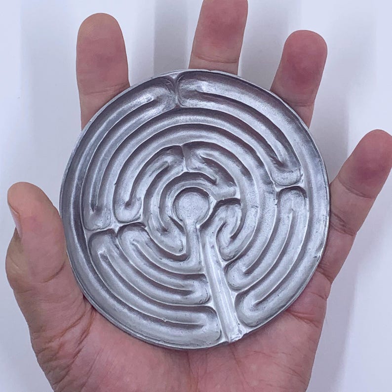 Labyrinth Dish, Finger Labyrinth, 3 7/8" Wide X 1/2" Deep, Cynthia Webb ...