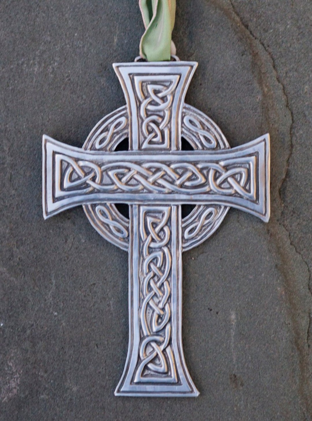 Celtic Cross Pewter Wall Plaque, 4" X 6", Cynthia Webb Designs ...