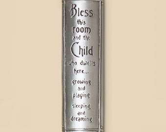Peace to This House Room Blessing Pewter Jewish & Christian | Etsy