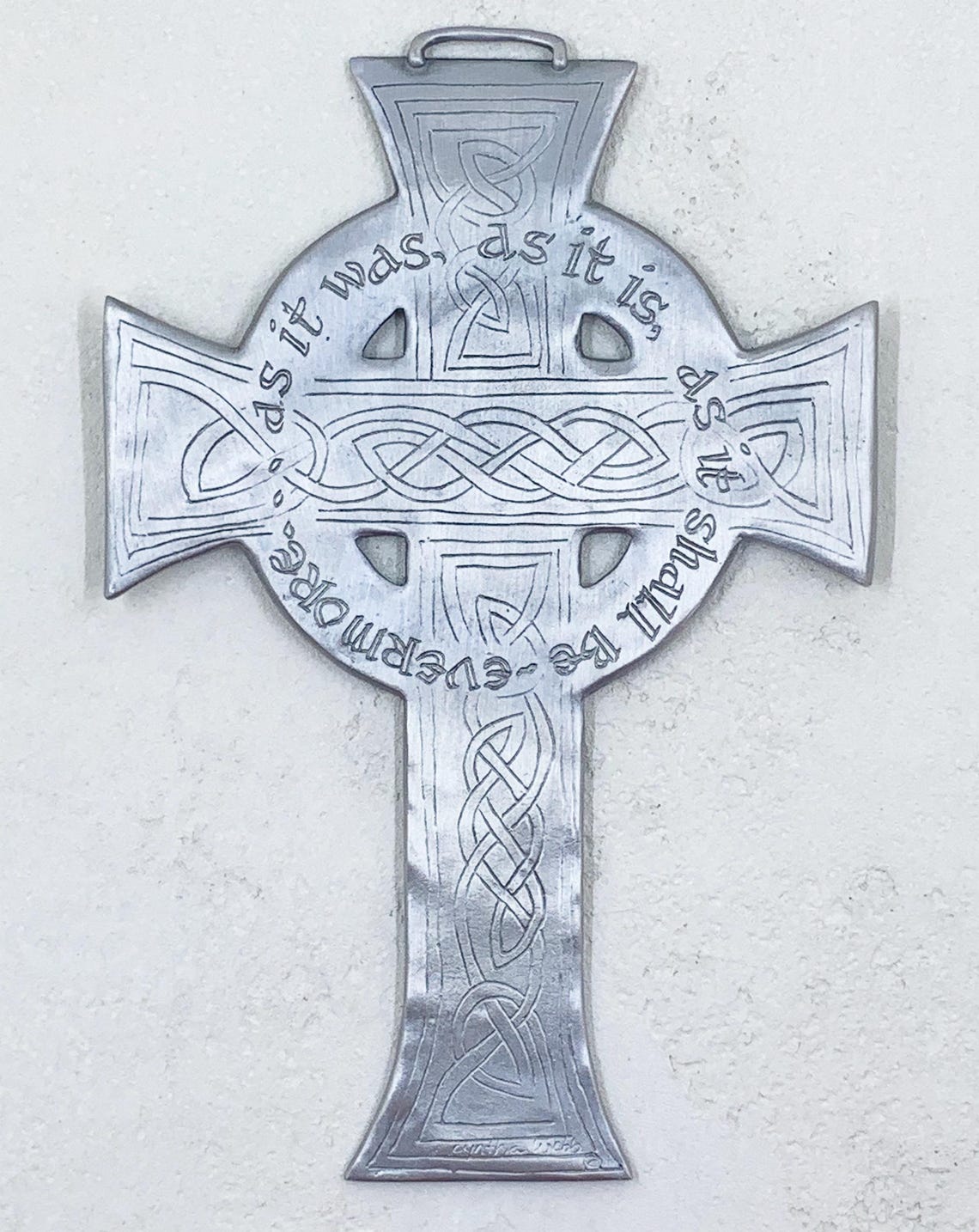 Celtic Cross Pewter Wall Plaque, 4" X 6", Cynthia Webb Designs ...