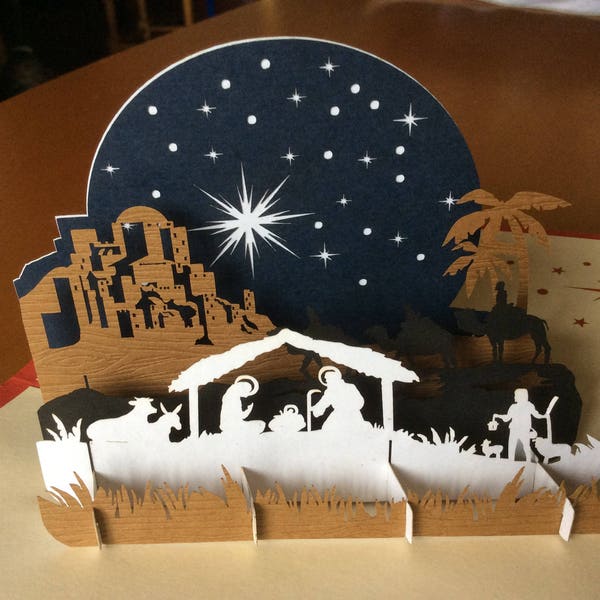 Pop up Christmas Cards - Etsy