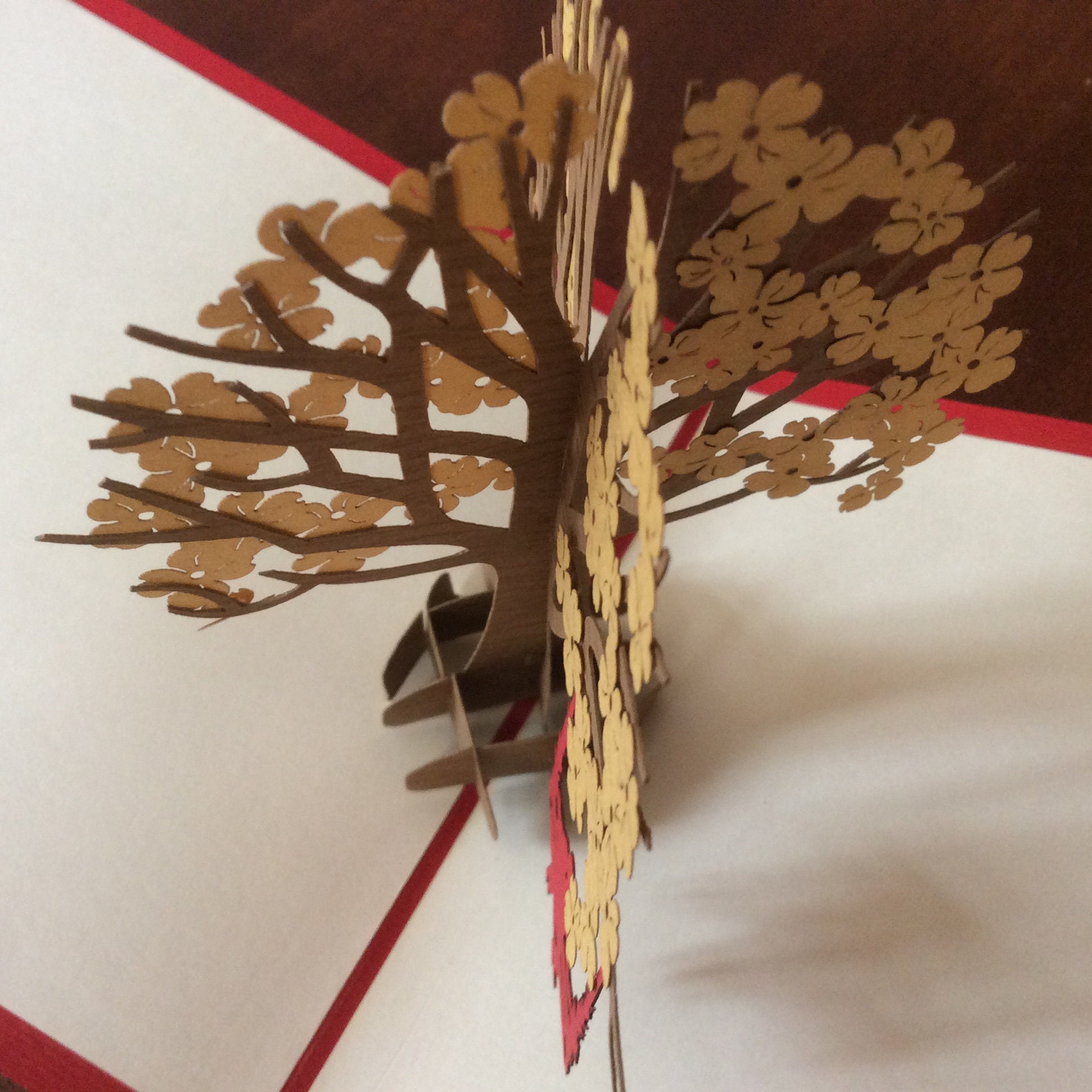 SWING TREE Pop up Card - Etsy