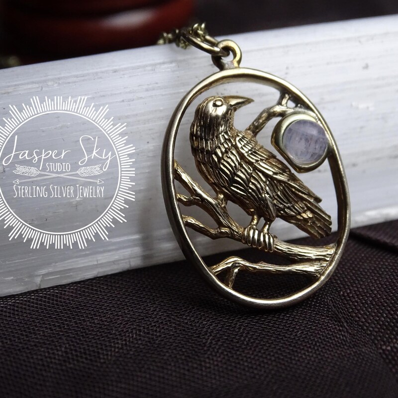 Raven Necklace - Etsy