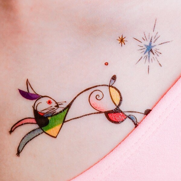 Abstract Bunny - Etsy