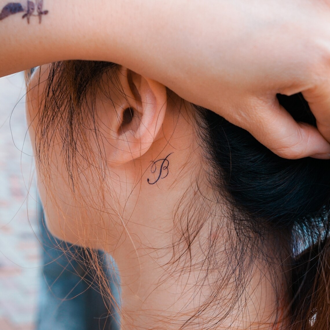 A to Z Alphabet Tattoo Watercolor Lettering Temporary Tattoo - Etsy ...