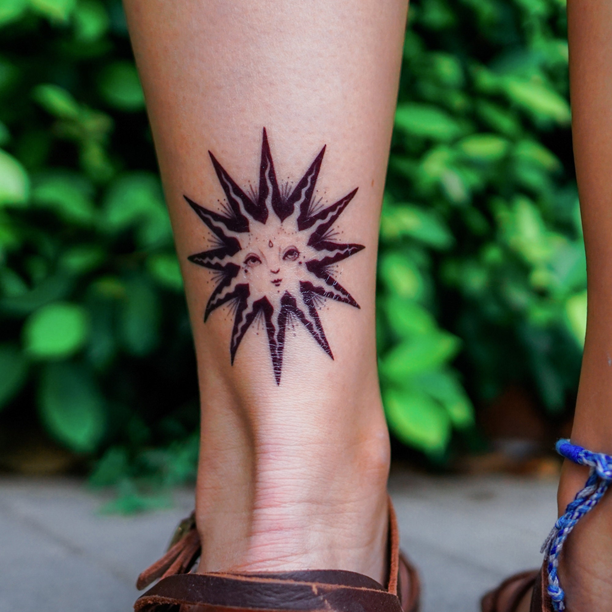 Sun Tattoo Moon Tattoo Star Tattoo Alchemy Tattoo Flash Gothic - Etsy ...