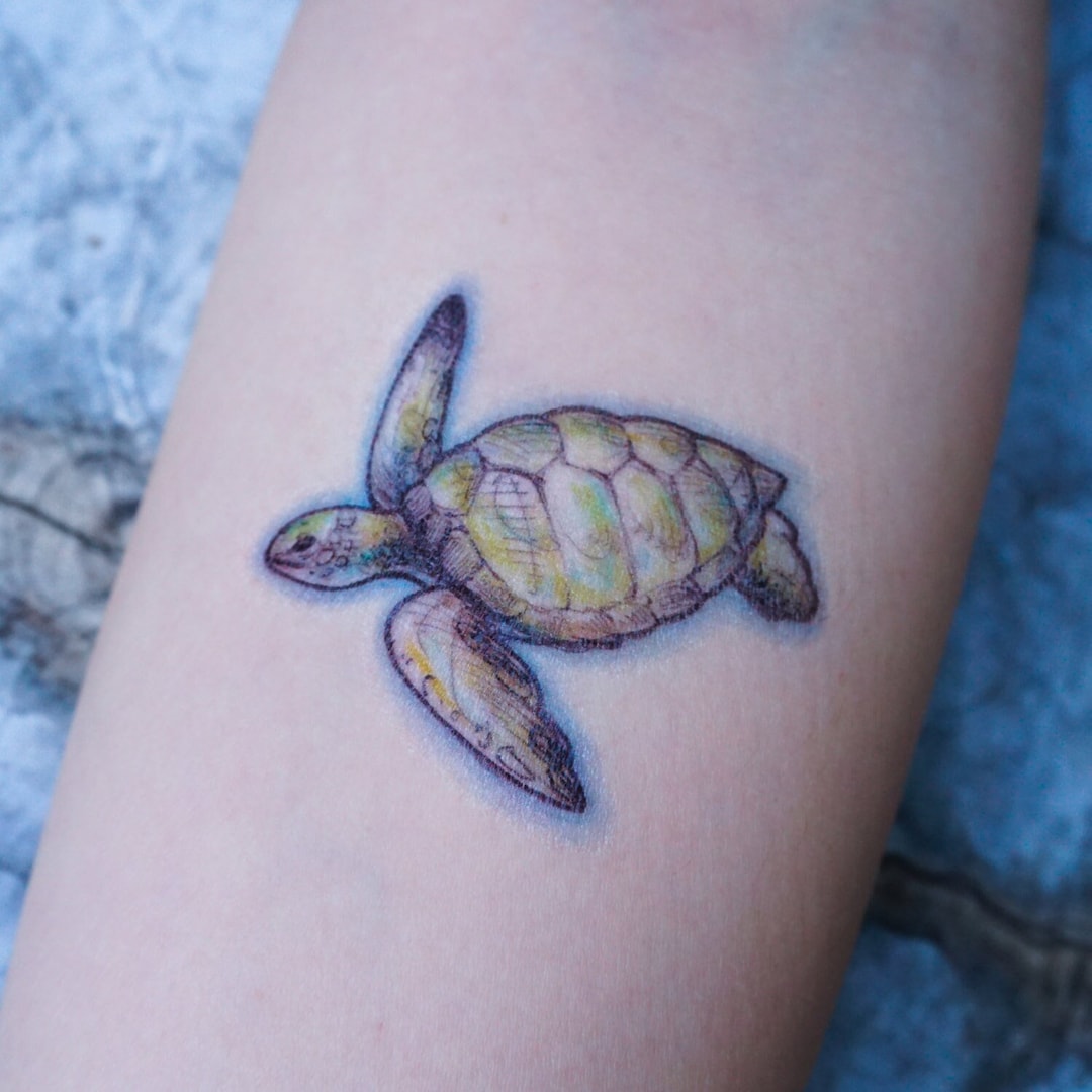 Sea Turtle Tattoos For Men