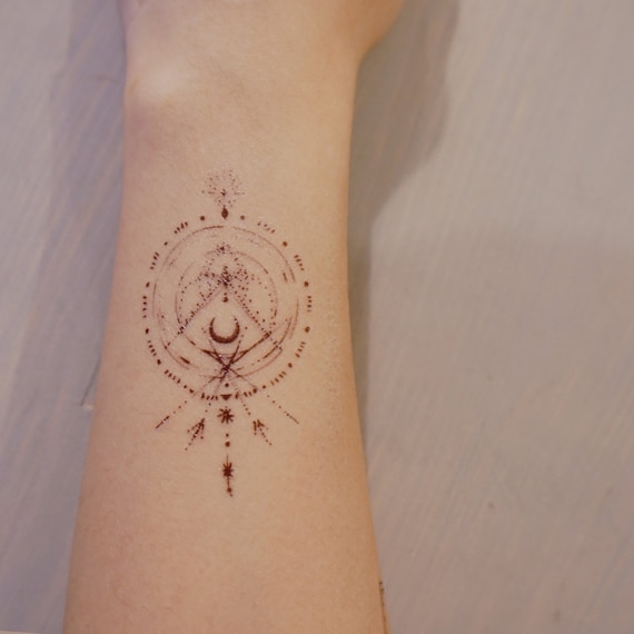 Celestial Compass Tattoos